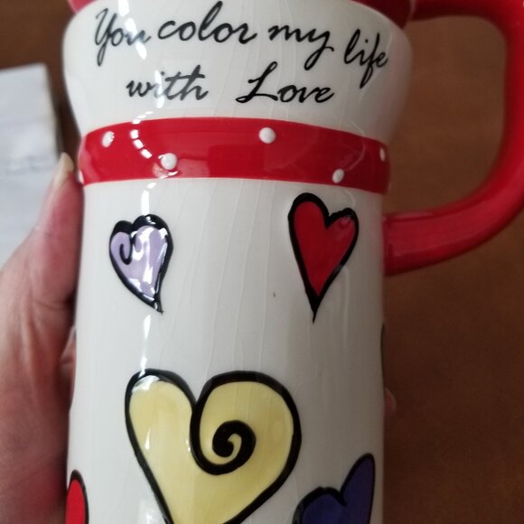 GANZ | Kitchen | Ganz Valentines Tall Lattecoffee Mug | Poshmark